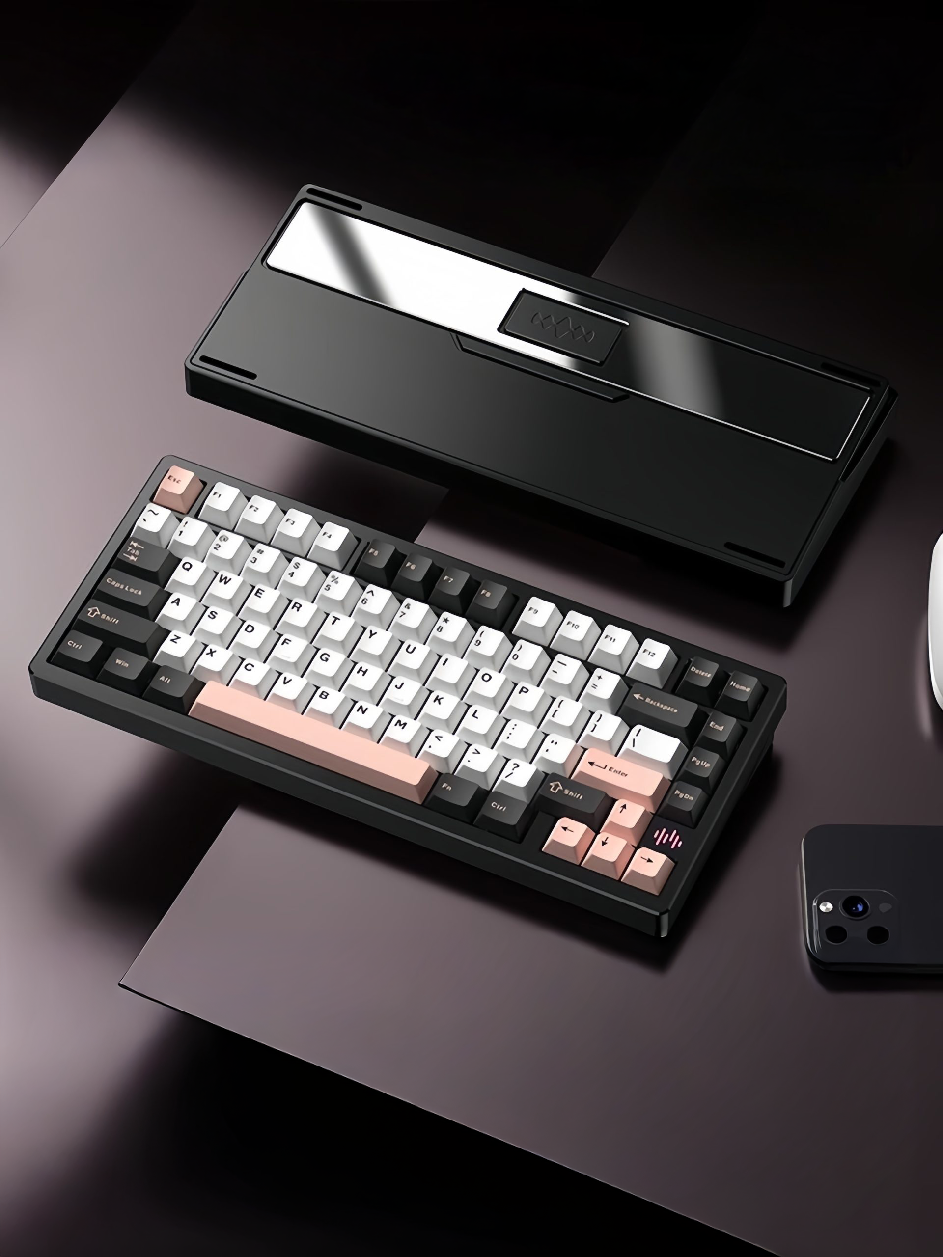 POM Wave75 Mechanical Keyboard – Premium 75% RGB, Hot-Swappable – LumeKeebs