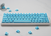 Cerakey Ceramic Keycap Full Set V2 - Blue Crazed | Durable & Smooth ...