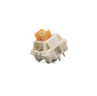 Outemu Cream Yellow Silent Switches | Stock or Lubed and Filmed - LumeKeebs
