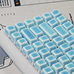 Cerakey Ceramic Keycap Full Set V2 - Blue Crazed | Durable & Smooth ...