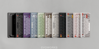 Evo75 Tri-Mode 75% Mechanical Keyboard – Premium & Prebuilt – LumeKeebs